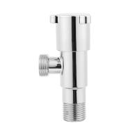 China 155g Rotary Toilet Angle Stop Valve 1 Way Male Thread For Kitchen Shower for sale