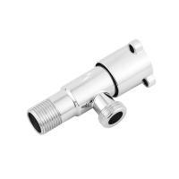 China 155g Rotary Toilet Angle Stop Valve 1 Way Male Thread For Kitchen Shower for sale