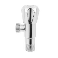 China Home Use SS201 Plating Manual Angle Valve With Cartridge for sale