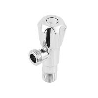 China Home Use SS201 Plating Manual Angle Valve With Cartridge for sale
