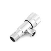 China Modern SS201 Plating Angle Valve For Geyser Quarter Turn Bathroom Angle Stop for sale