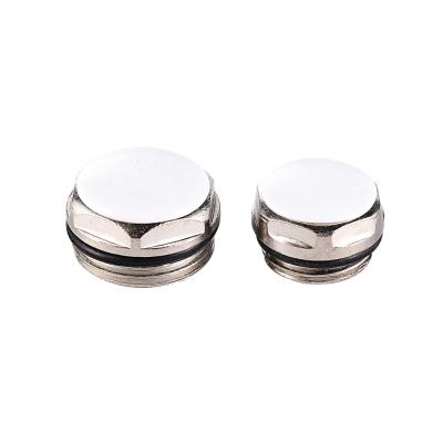 China Nickel Plated Manual Radiator Air Vent Bleed Plug Valve Brass for sale