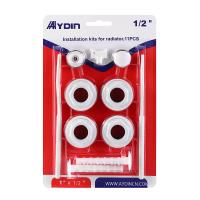 China Painted Radiator Mounting Accessories 11 In 1 Set 1/2