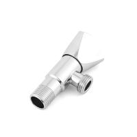 China Tri Angle SS201 Plating Angle Valve For Sink Bathroom Toilet Kitchen Shower for sale