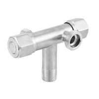 China OEM Water 2 Way Angle Valve Wall Mounted Modern Bathroom SS for sale