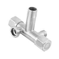 China OEM Water 2 Way Angle Valve Wall Mounted Modern Bathroom SS for sale