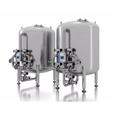 China Carbon Steel Stainless Steel Self-Cleaning Sand Filter Tank 200 m³/h Water Treatment for sale