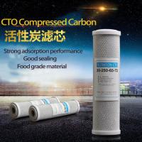 China 10 20 Inch Compress CTO Activated Carbon Water Filter Cartridge for RO System for sale