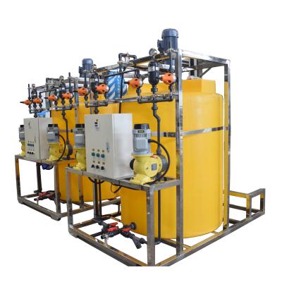 China 1000L PE Dosing Automatic System Sludge Dewatering Machine Sludge Treatment Plants for sale