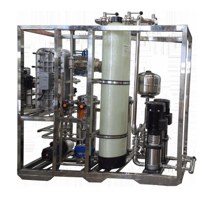 China 0.3m3/H EDI Ultrapure Water Treatment System Reverse Osmosis for Oral Cleaning for sale