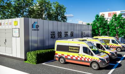 China 200m3/D Carbon Steel MBR Sewage Treatment Plant for Hospital Wastewater A2O for sale