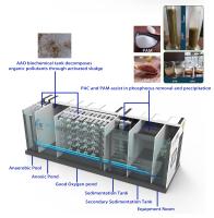 China Compact Hospital Wastewater Treatment Plant AO Process 200m3/D 380V for sale