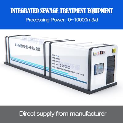 China 5.5kw Integrated Sewage Treatment Equipment 500L/H Packaged Effluent Plant for sale