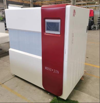 China Red White Carbon Steel Household Sewage Treatment Plant AO+MBR Process 1-10 m3/d for sale