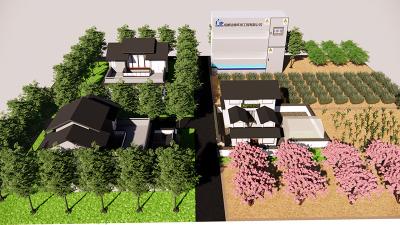 China 4m3/D Mini Sewage Treatment Plant PH6-9 Household MBR Membrane Bioreactor System for sale