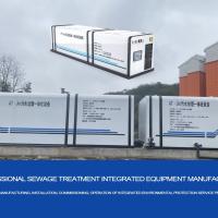 China AO+MBR Integrated Sewage Treatment Plant 500L/Hour Carbon Steel ISO 9001 for sale