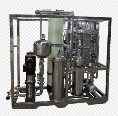 China Integrated RO EDI Ultra Pure Water Treatment Plant SS304 500LPH Reverse Osmosis System for sale