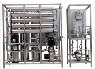 China Industrial RO EDI Ultrapure Water System 500-3000L/H SS304 for sale