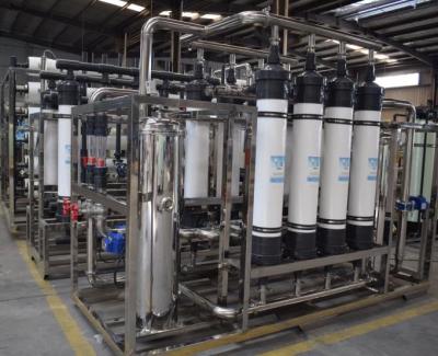 China PLC Micro Filtration UF Water Treatment Plant Machine 220V 380V 1-100TPH for sale