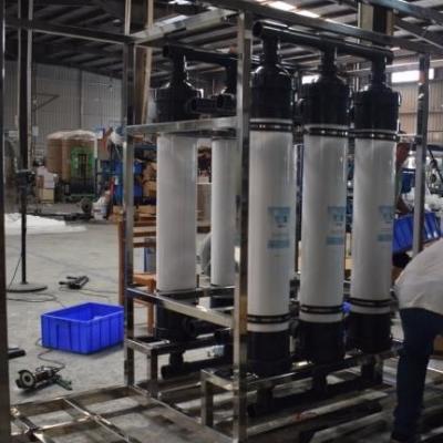 China Industrial UF Ultrafiltration Water Treatment Plant 220V 380V 415V Purification System for sale