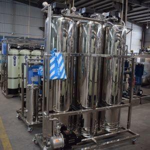 China 100m3/Hr Resin Water Softener Ion Exchange Water Treatment Plant 100 LPH for sale