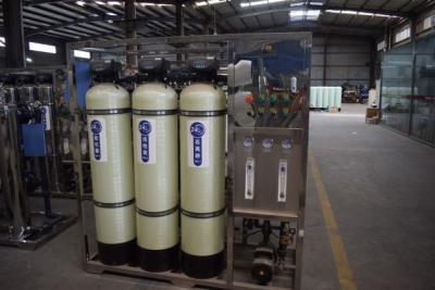 China ISO 9001 Automatic Resin Water Softener Plant FRP Tank 150000 Cycles for sale