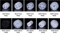 China PE Plastic Circle MBBR Filter Media 25mm for Wastewater Treatment Bio Carrier for sale