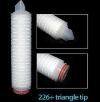 China PP Pleated Filter Cartridge 10 Inch 20 Inch 0.2-20 Micron Water Purifier Replacement RO Membrane Prefilter for sale
