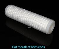 China PP Pleated Membrane Microporous Folded Reverse Osmosis Cartridge Filter 10 Inch 5 Micron for sale