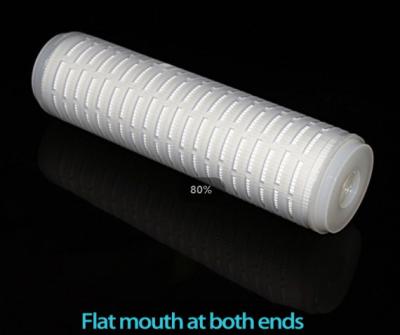 China PP Pleated Membrane Microporous Folded Reverse Osmosis Cartridge Filter 10 Inch 5 Micron for sale