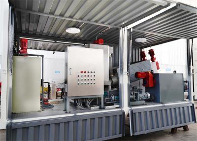 China Auto Sludge Dewatering Machine Multi Disc Screw Press Dehydrator 0.14-55m3/h IP55 for sale