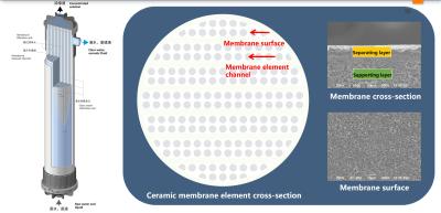 China 150m3/H Ceramic Tubular Membrane For Brine Refining for sale