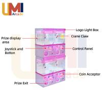 China Popular Table Top Claw Machine Children Plush Toys Mini Claw Machine Prizes Coin-Operated Vending Arcade Game for Kids Play Area for sale
