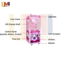 China Cheap Indoor Coin Operated Arcade Game Crane Claw Machine Toy Plush Doll Machine for Kids for sale