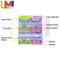 China Hot Selling Mini Claw Machine Custom logo Coin-operated Boutique Plush Toys Arcade Game Vending Machine for Mall & FEC Use for sale