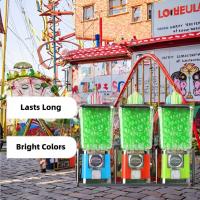 China UMI Colorful  Bubble Gum Candy Dispenser Mini Square Pinball Machine Toy Metal Coin Pusher Tabletop Gumball Dispenser for sale