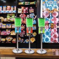 China UMI Mini Square Pinball Machine Toy Colorful Bubble Gum Candy Dispenser for Coin Pusher Tabletop Gumball Dispenser for sale