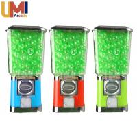 China UMI Mini Square Pinball Machine Toy Colorful Bubble Gum Candy Dispenser for Coin Pusher Tabletop Gumball Dispenser for sale