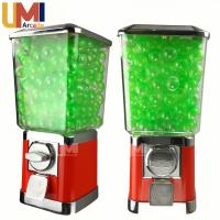 China UMI Mini Square Pinball Machine Toy Colorful Bubble Gum Candy Dispenser for Coin Pusher Tabletop Gumball Dispenser for sale