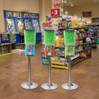 China UMI Colorful  Bubble Gum Candy Dispenser Mini Square Pinball Machine Candy Bulk Vending Machine for sale