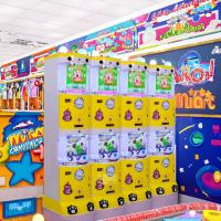 China Cartoon-Style Double-Layer Capsule Toys Gashapon Vending Machine Kids' Amusement Game with Digital Printing Logo for sale