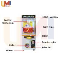 China Manufacturer OEM/ODM Custom Coin-Operated Claw Clip Prize Vending Game Machine for Gift Shop for sale