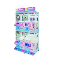 China Customizable 2 Layer Small Gift Machine MINI Claw Clip Prize Vending Machine Arcade for sale