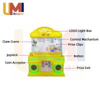 China Coin-operated 2 Player Vending Machines Mini Prize Toys Gaming Clip and Claw Crane Arcade Machine for Kids for sale