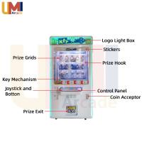 China 15 Grids Push Keyhole Prize game machine Gift Toys Vending Arcade Key Master Machine for sale for sale