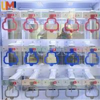 China 15 Grids Push Keyhole Prize game machine Gift Toys Vending Arcade Key Master Machine for sale for sale