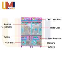 China Newest Coin-Operated Prize Machine Stickers Small Toys Vending Arcade Game Fun Magic Clip Vending Machines for sale