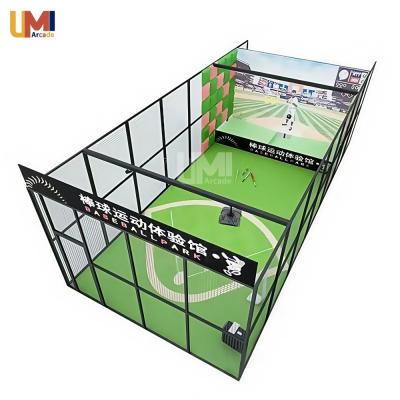 China Indoor Sport Baseball Simulator Interactive Baseball Shooting Machine  for Indoor Playground Amusement Equipment for sale