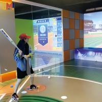 China Indoor Sport Baseball Simulator Interactive Baseball Shooting Machine  for Indoor Playground Amusement Equipment for sale