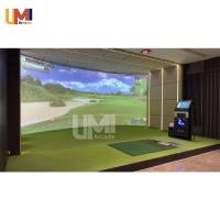 China High-Precision Indoor Golf Simulators Interactive Projection Golf Simulator System Immersive Virtual Courses with Ball Tracking for sale